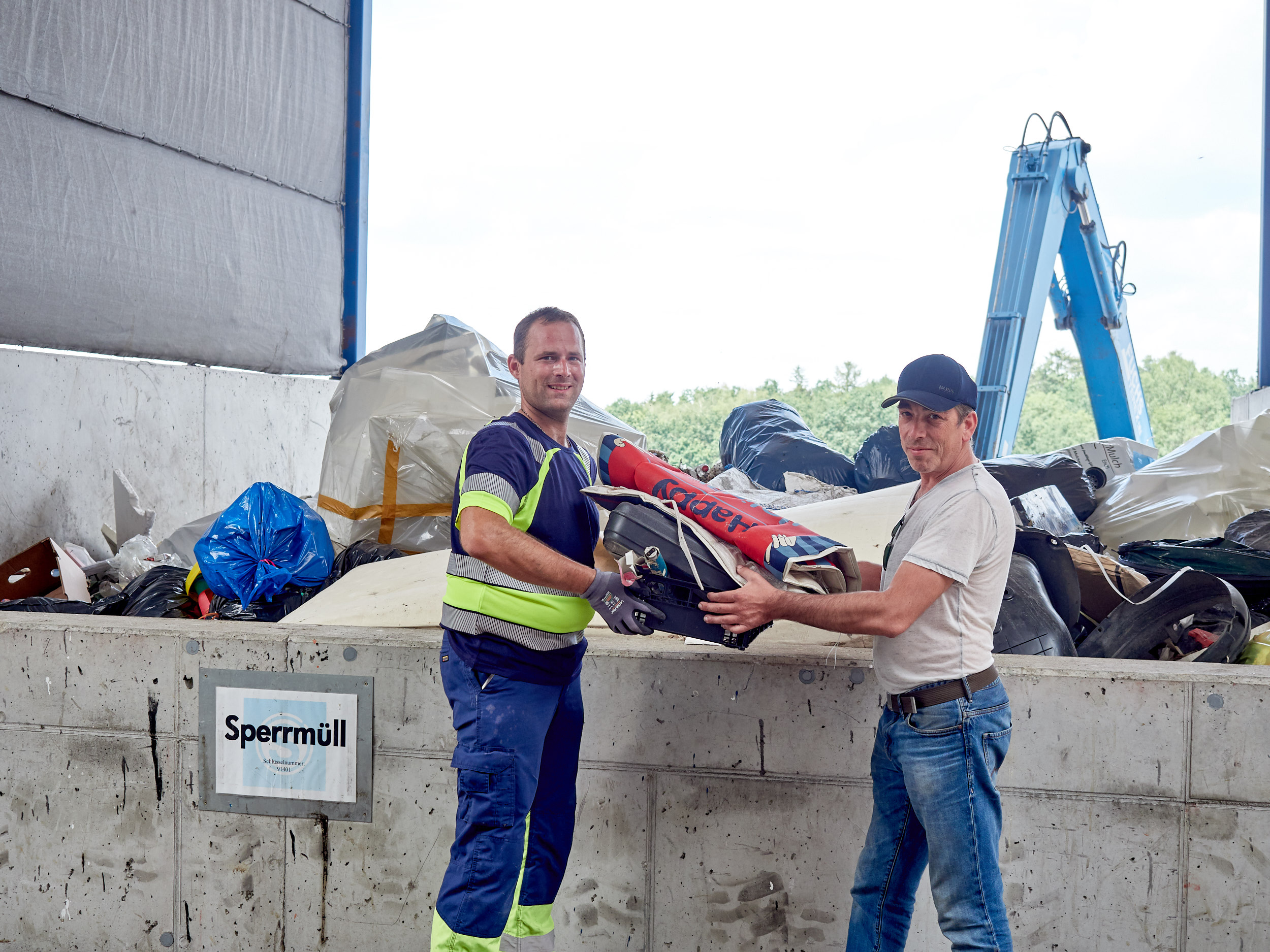 Abfallentsorgung - sauber + stark